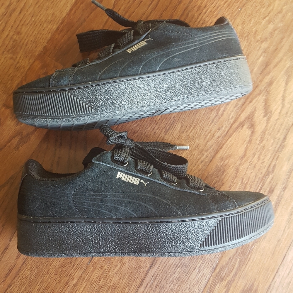 Puma Black Platform Sneakers - Gem